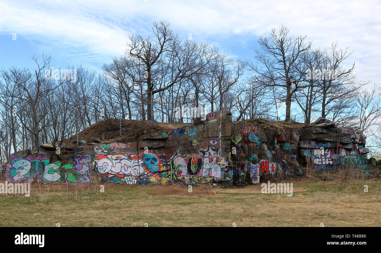 Quincy Quarries Reservation near Boston, Massachusetts, the place where ...