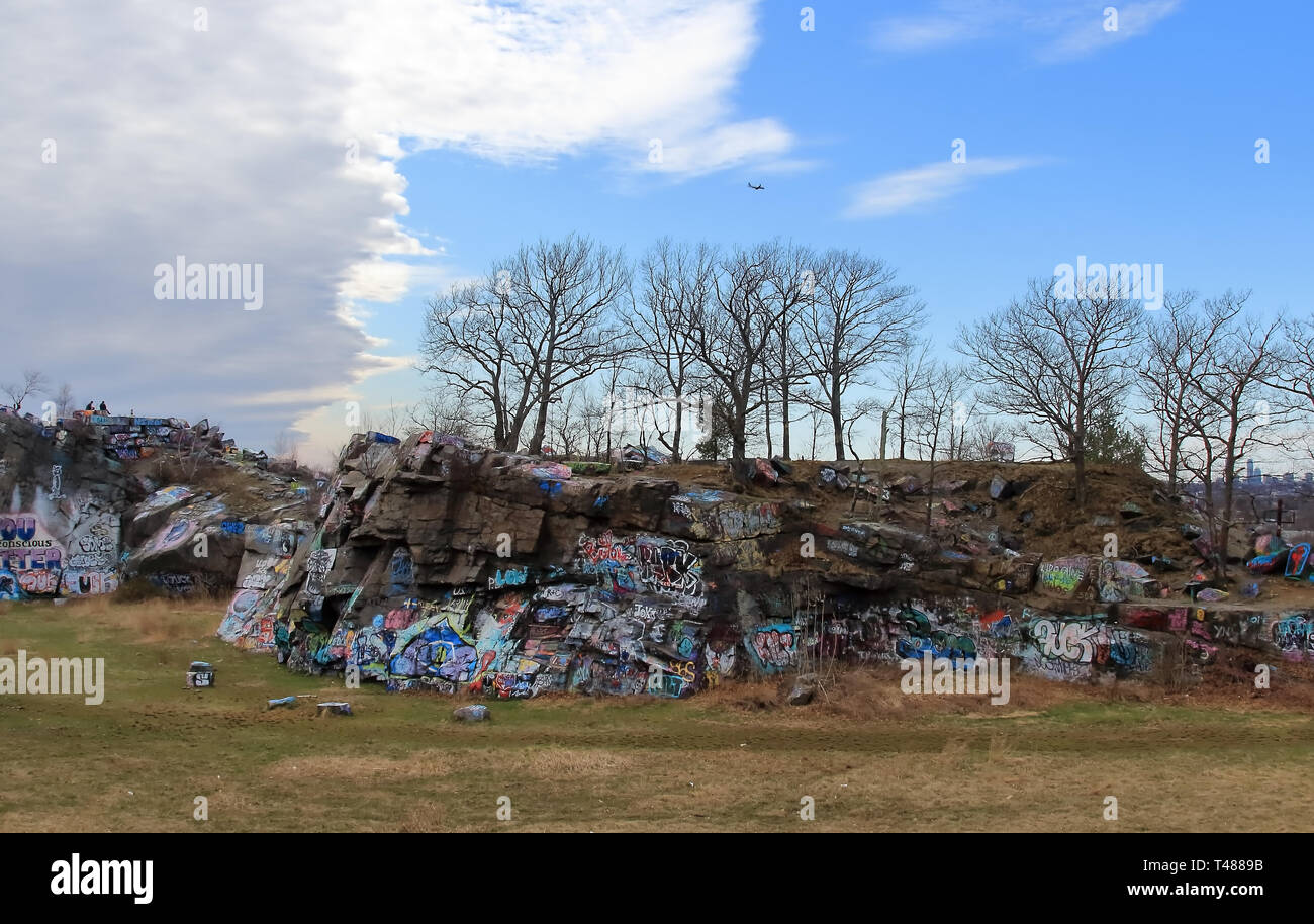 Quincy Quarries Reservation near Boston, Massachusetts, the place where ...