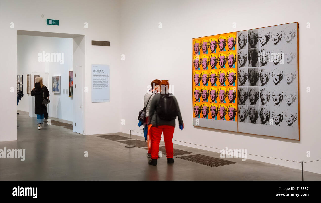 London, UK - May 22 2018: Tate Modern is a modern art gallery houses ...