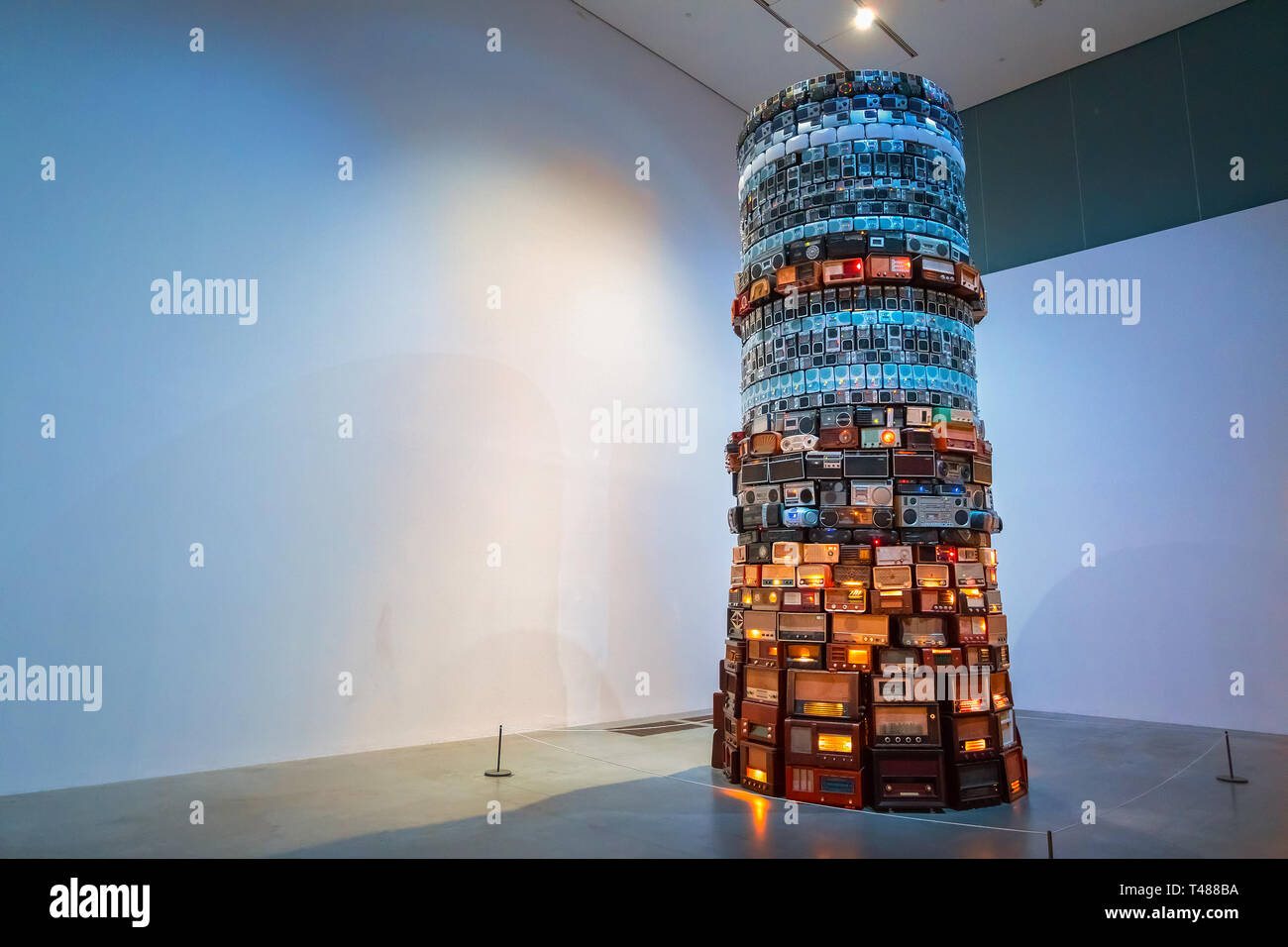 London, UK - May 22 2018: Tate Modern is a modern art gallery houses ...