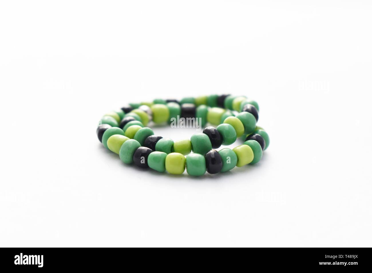 Glass beads jewelry for kids Cut Out Stock Images & Pictures - Alamy