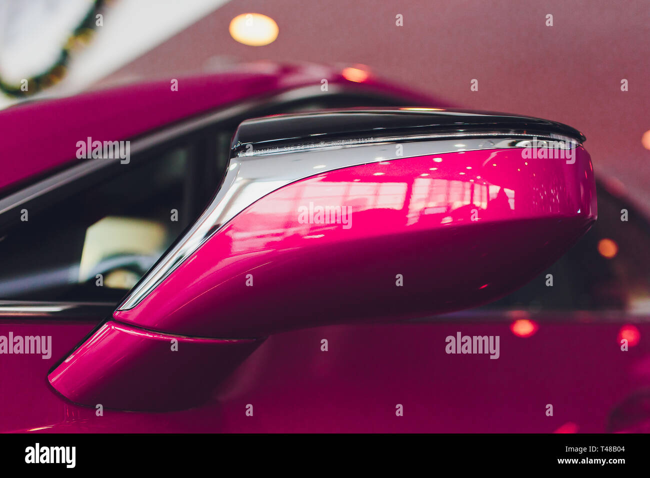 Rear Side View Pink White High Resolution Stock Photography and Images ...