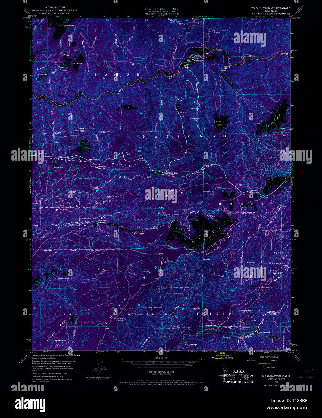 Map Of Washington And California Stock Photos & Map Of Washington And ...