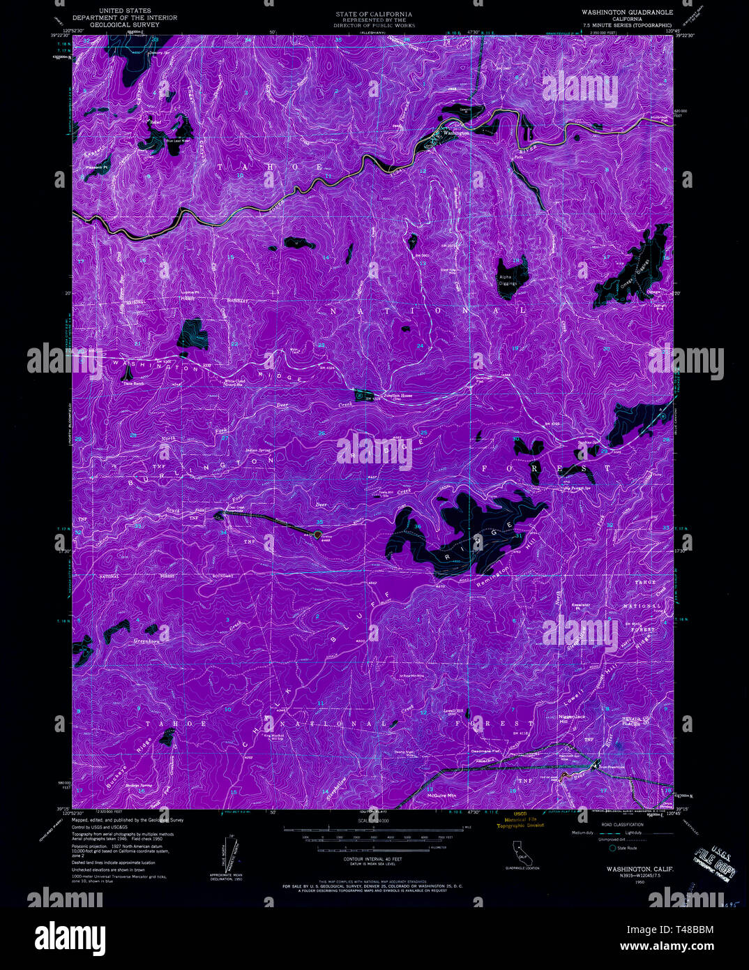 Map Of Washington And California Stock Photos & Map Of Washington And ...