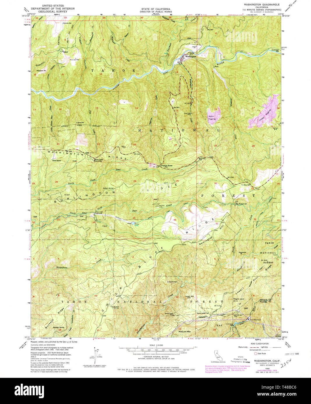 Map Of Washington And California Stock Photos & Map Of Washington And ...
