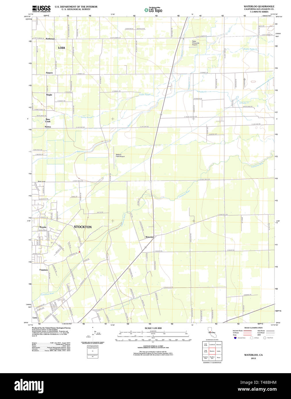 Map of waterloo Cut Out Stock Images & Pictures - Alamy