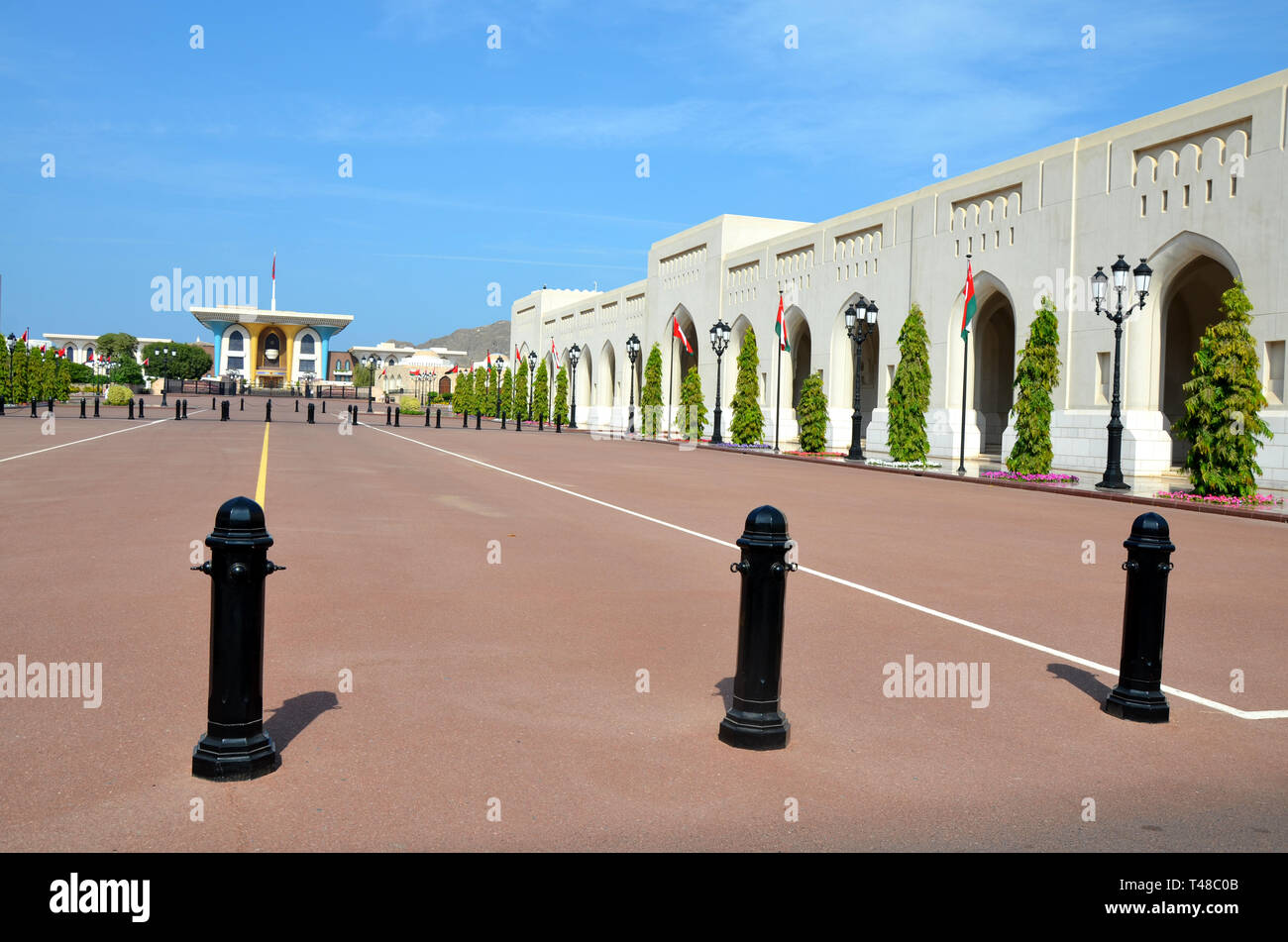 Muscat Oman representative buildings Stock Photo - Alamy