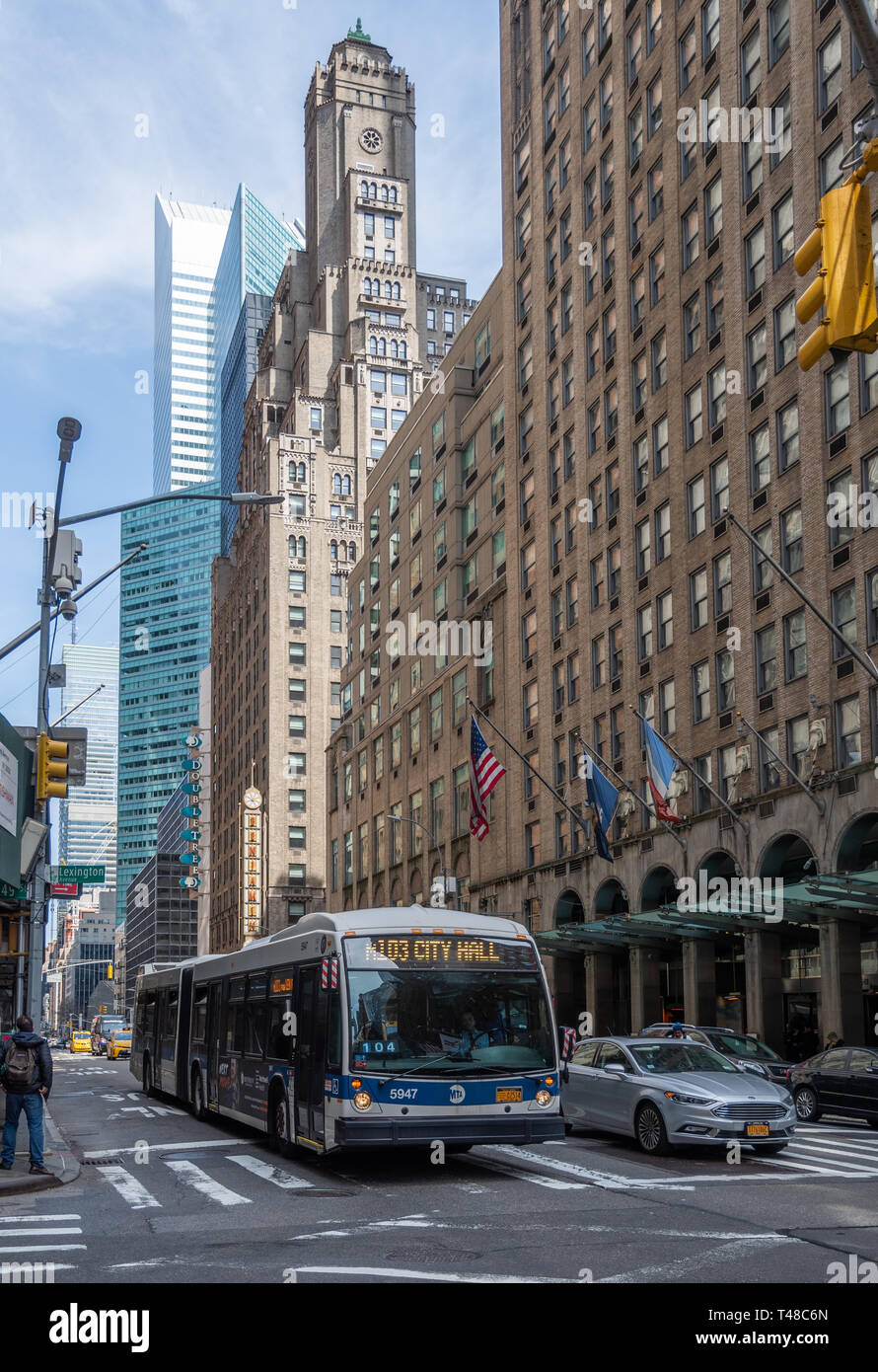 East side NYC Street scene Stock Photo - Alamy