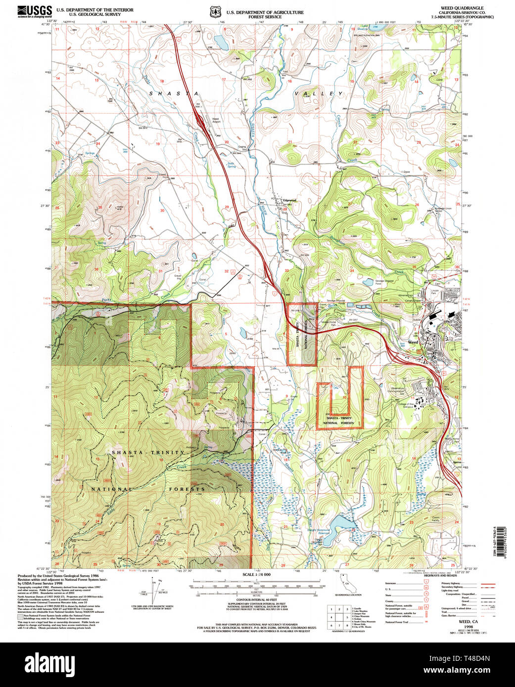 Map of weed california hi-res stock photography and images - Alamy