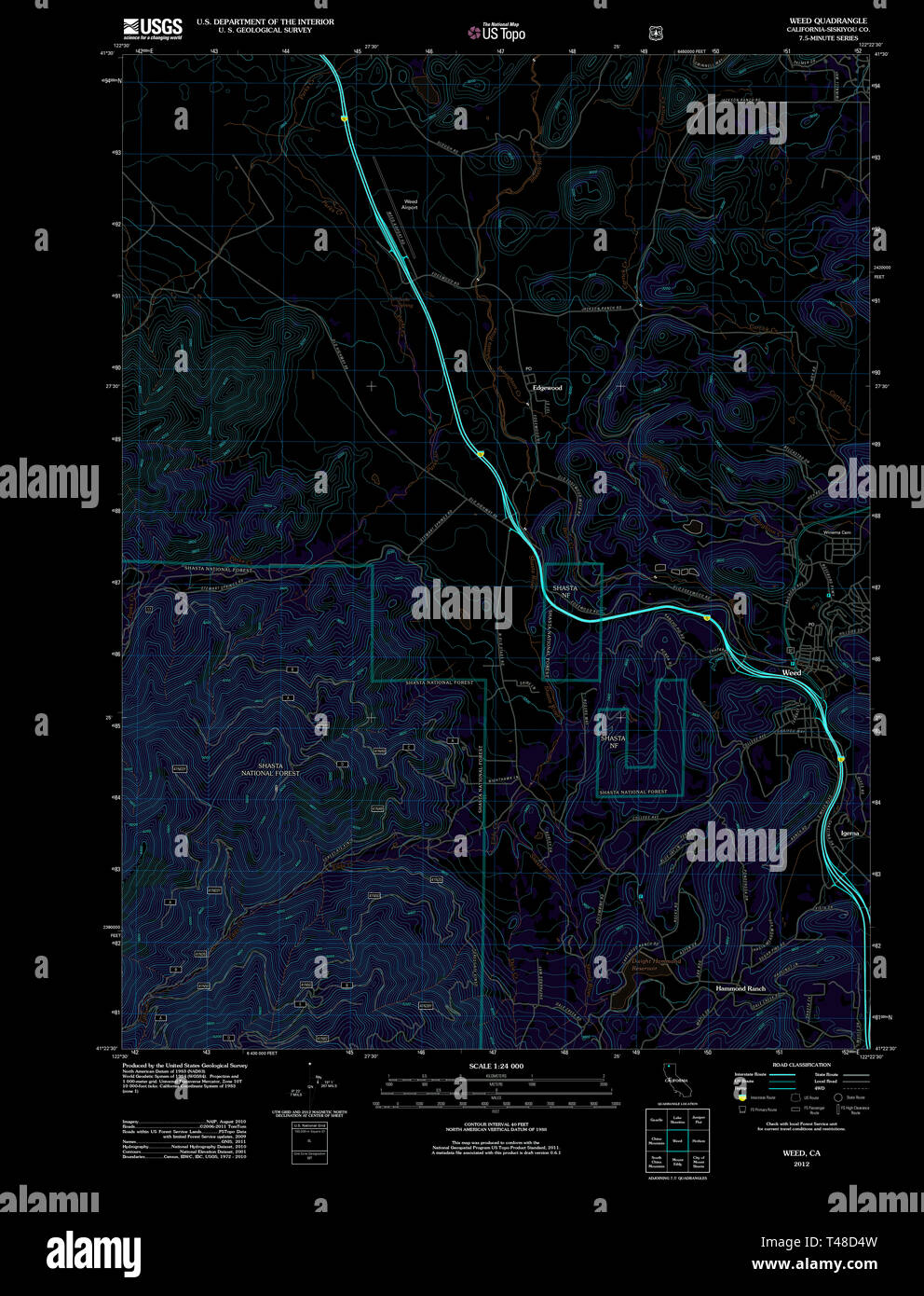 Map of weed california hi-res stock photography and images - Alamy