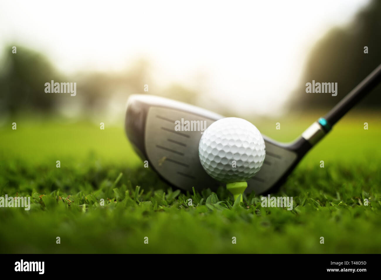 Close up hitting golf club hi-res stock photography and images - Alamy