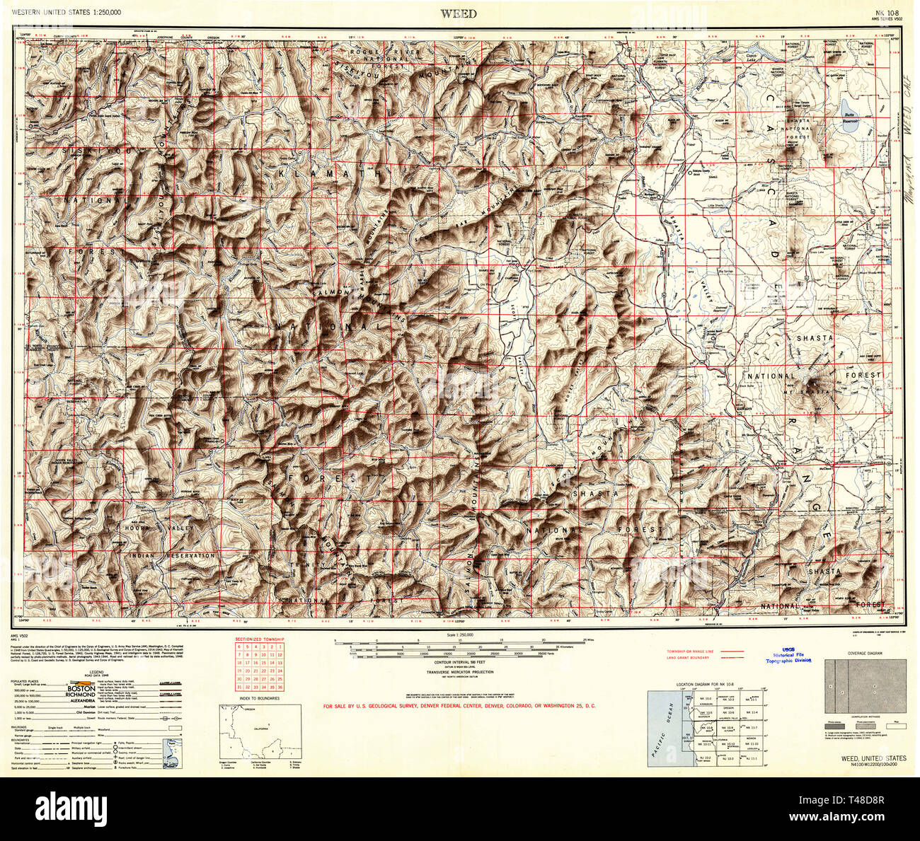 Map of weed california hi-res stock photography and images - Alamy