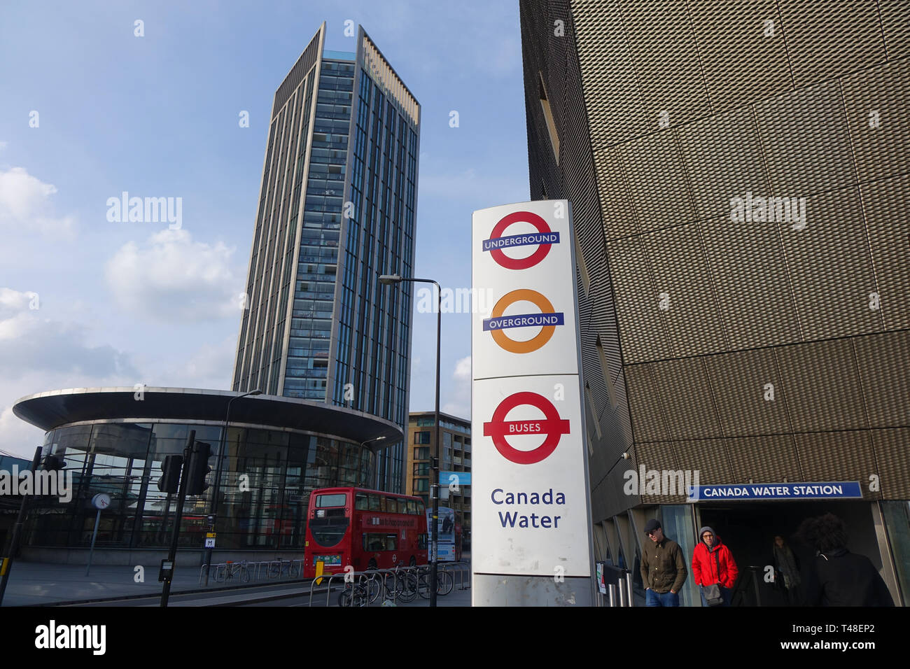 Canada Water, London Stock Photo - Alamy