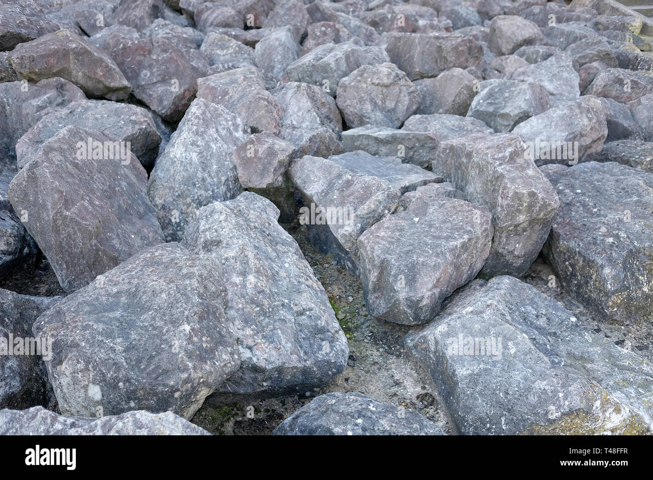 Large grey rocks and boulders for use as a texture or background Stock ...
