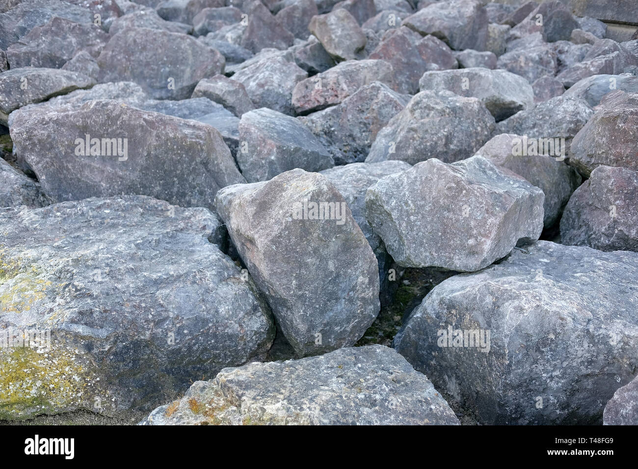 Large grey rocks and boulders for use as a texture or background Stock ...
