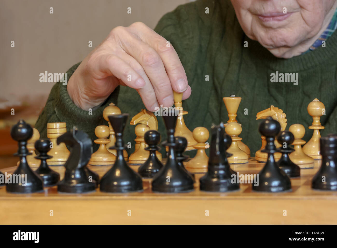 Old chess person hi-res stock photography and images - Alamy