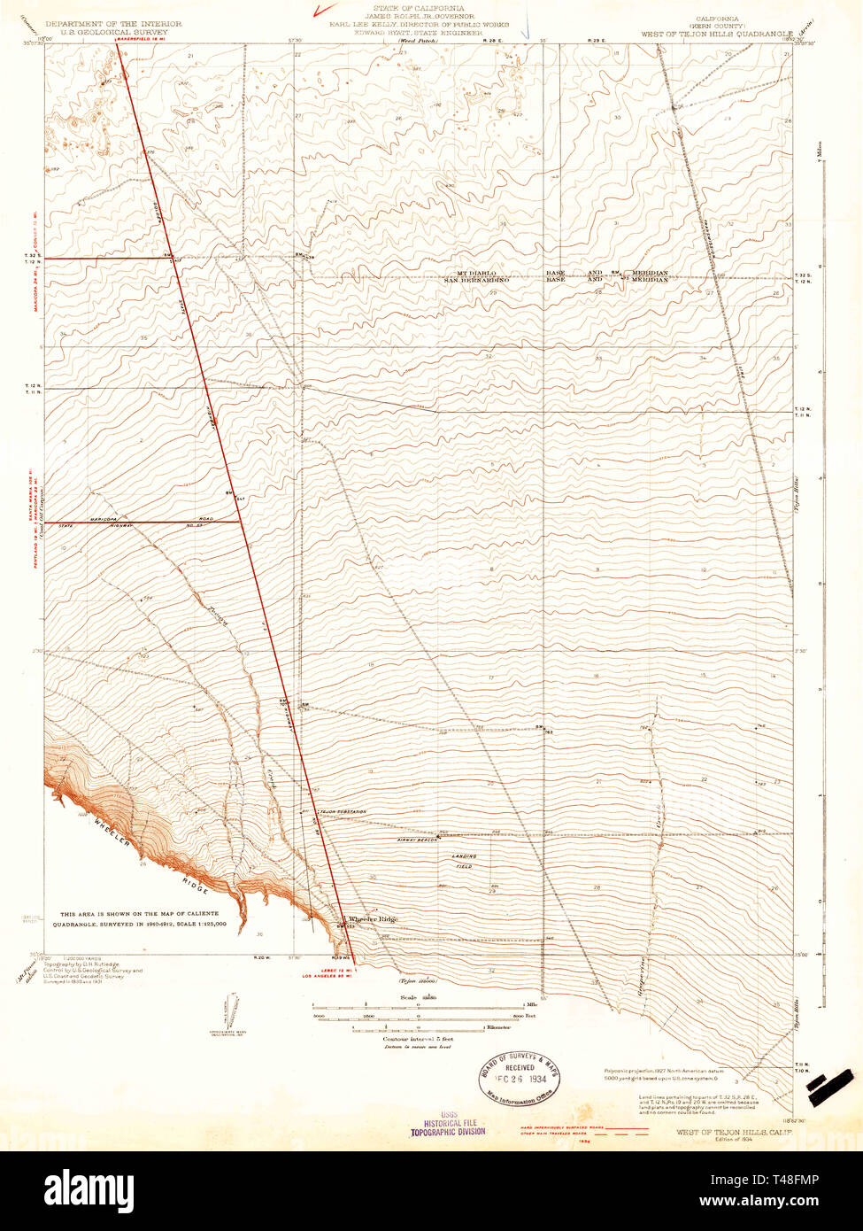 West of tejon hills hi-res stock photography and images - Alamy