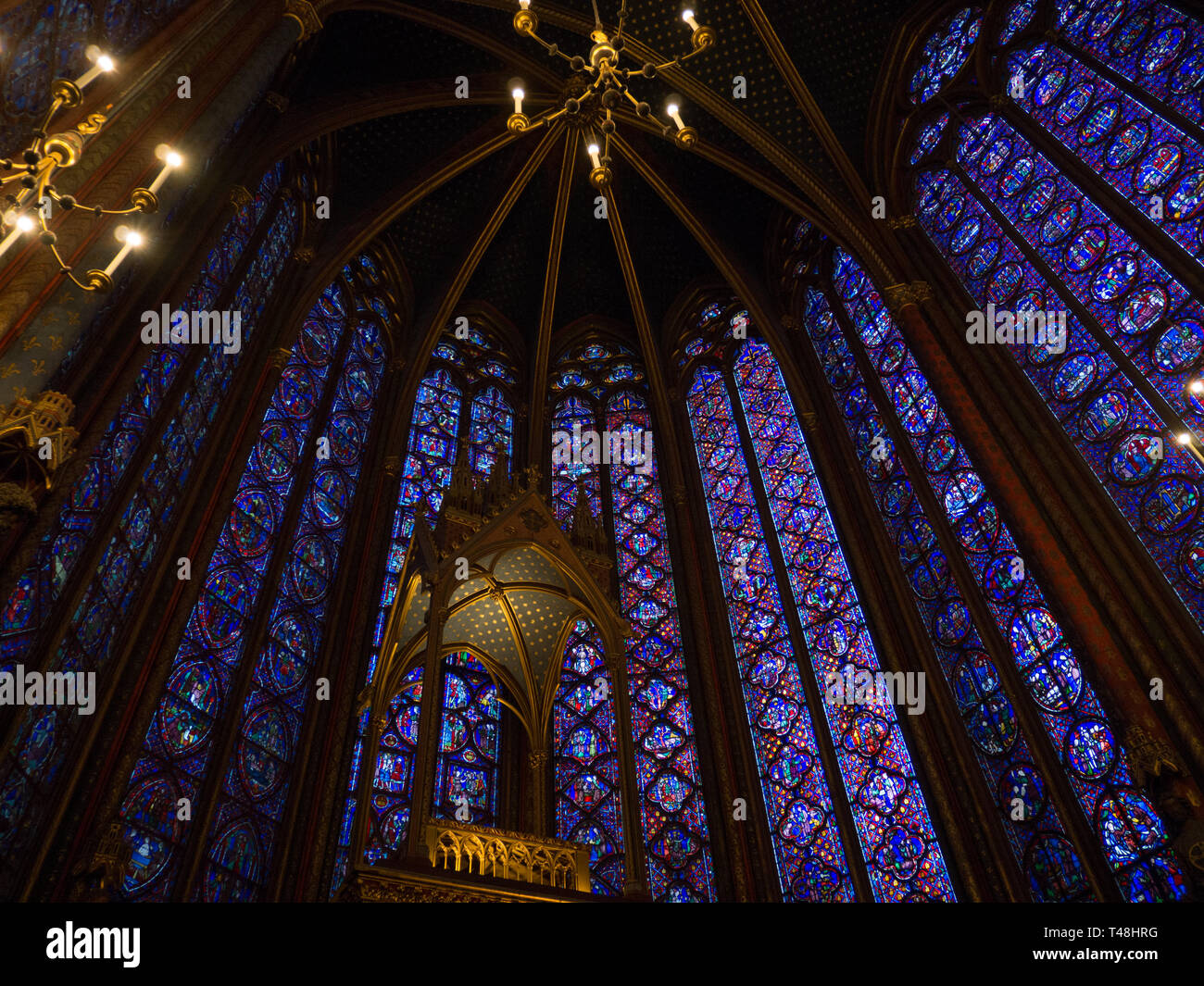Sainte chapelle interior hi-res stock photography and images - Alamy
