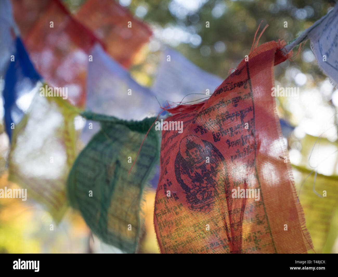 Prayer flags hi-res stock photography and images - Alamy
