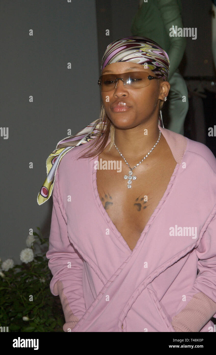 LOS ANGELES, CA. September 28, 2003: Singer EVE at the opening of ...