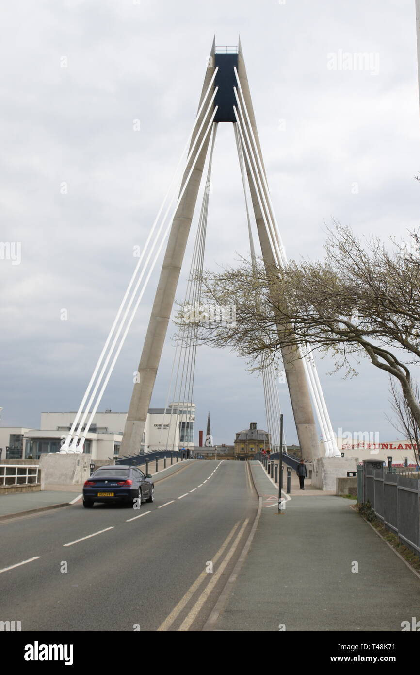 Southport Promenade 14th April 2019 Suspension Bridge on Marine Parade ...