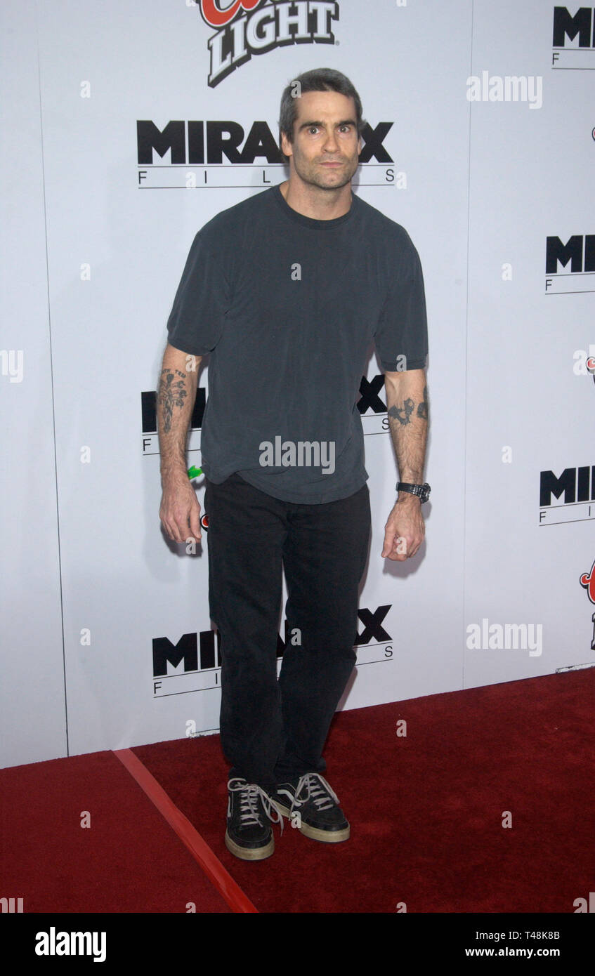 LOS ANGELES, CA. September 29, 2003: Actor HENRY ROLLINS at the Los ...