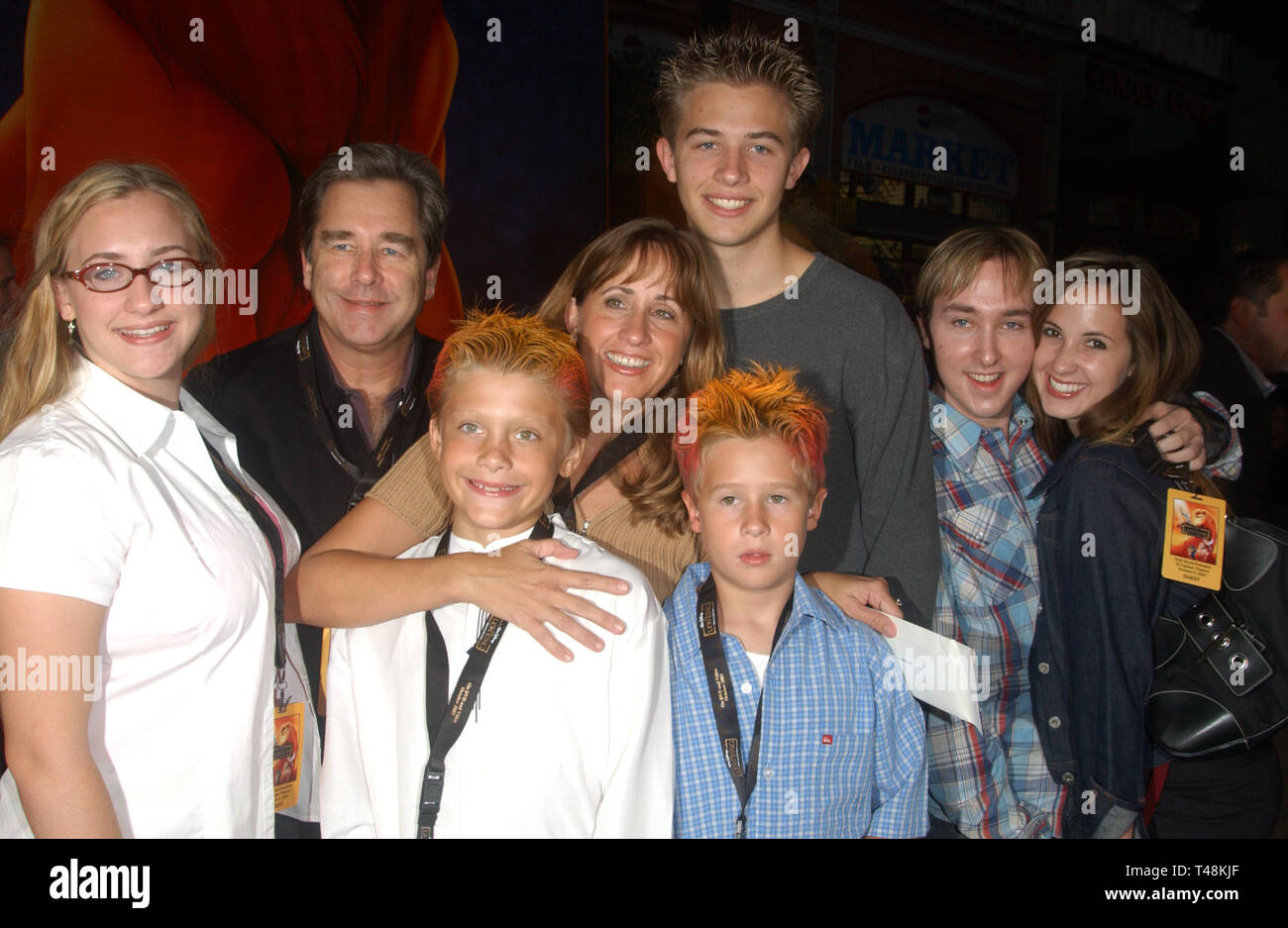 LOS ANGELES, CA. October 03, 2003: Actor BEAU BRIDGES & family at the ...