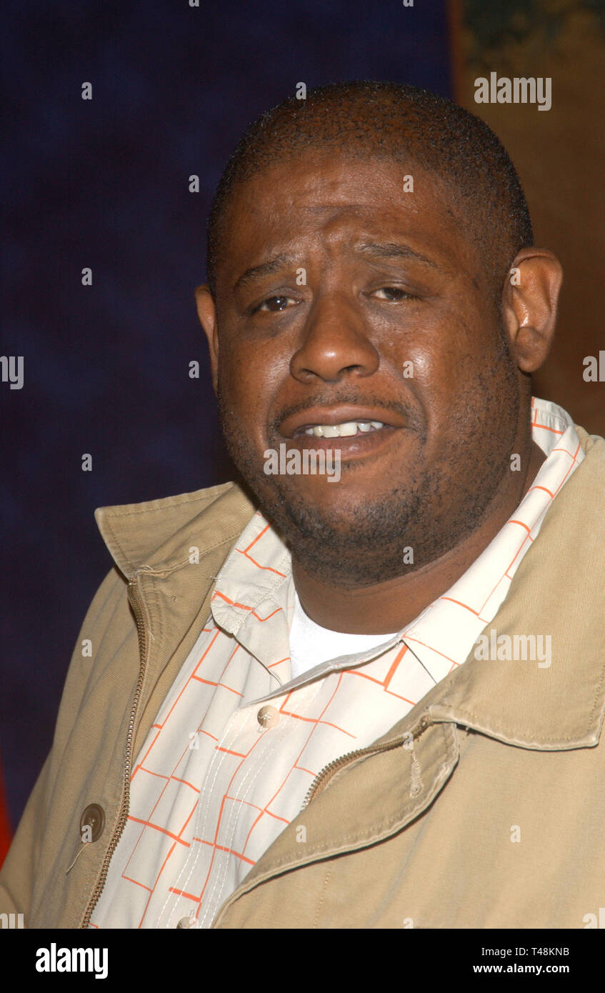 LOS ANGELES, CA. October 03, 2003: Actor FOREST WHITAKER & family at ...