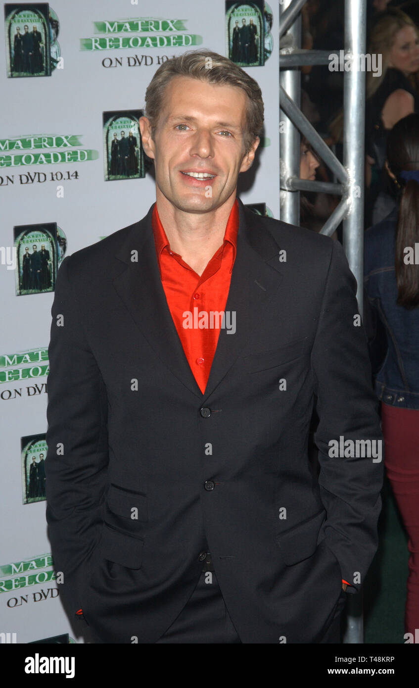 LOS ANGELES, CA. October 08, 2003: LAMBERT WILSON at the launch party ...