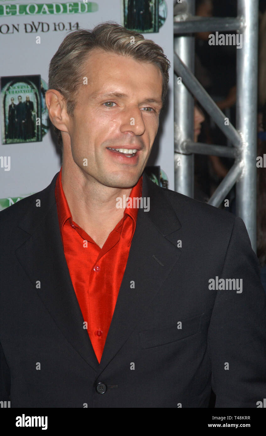 LOS ANGELES, CA. October 08, 2003: LAMBERT WILSON at the launch party ...