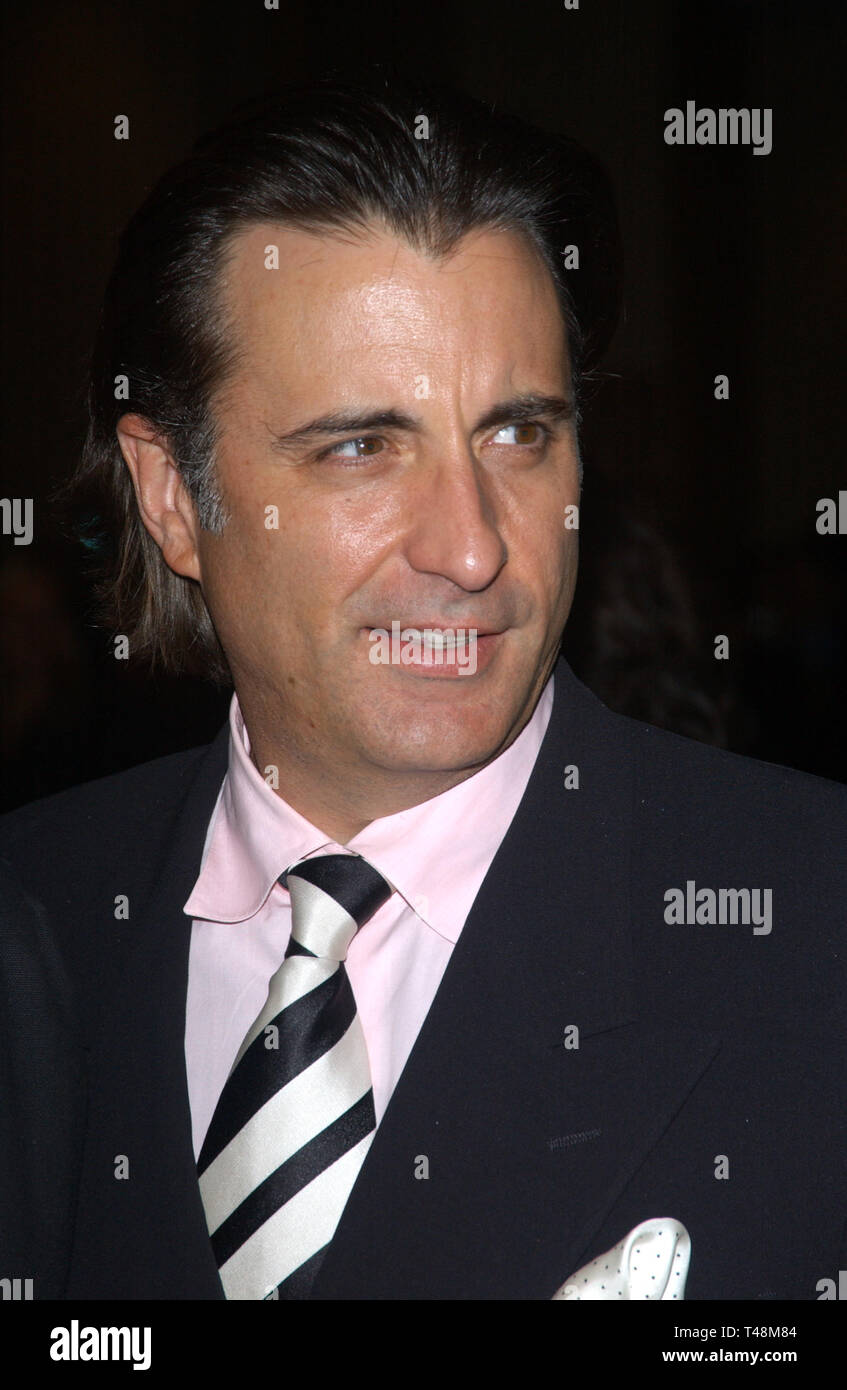 LOS ANGELES, CA. October 20, 2003: Actor ANDY GARCIA at the 2003 ...