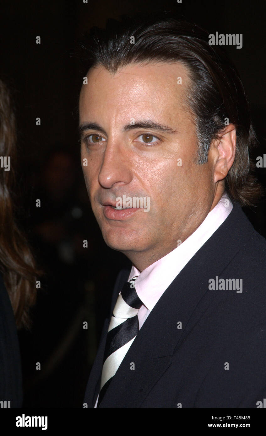 LOS ANGELES, CA. October 20, 2003: Actor ANDY GARCIA at the 2003 ...