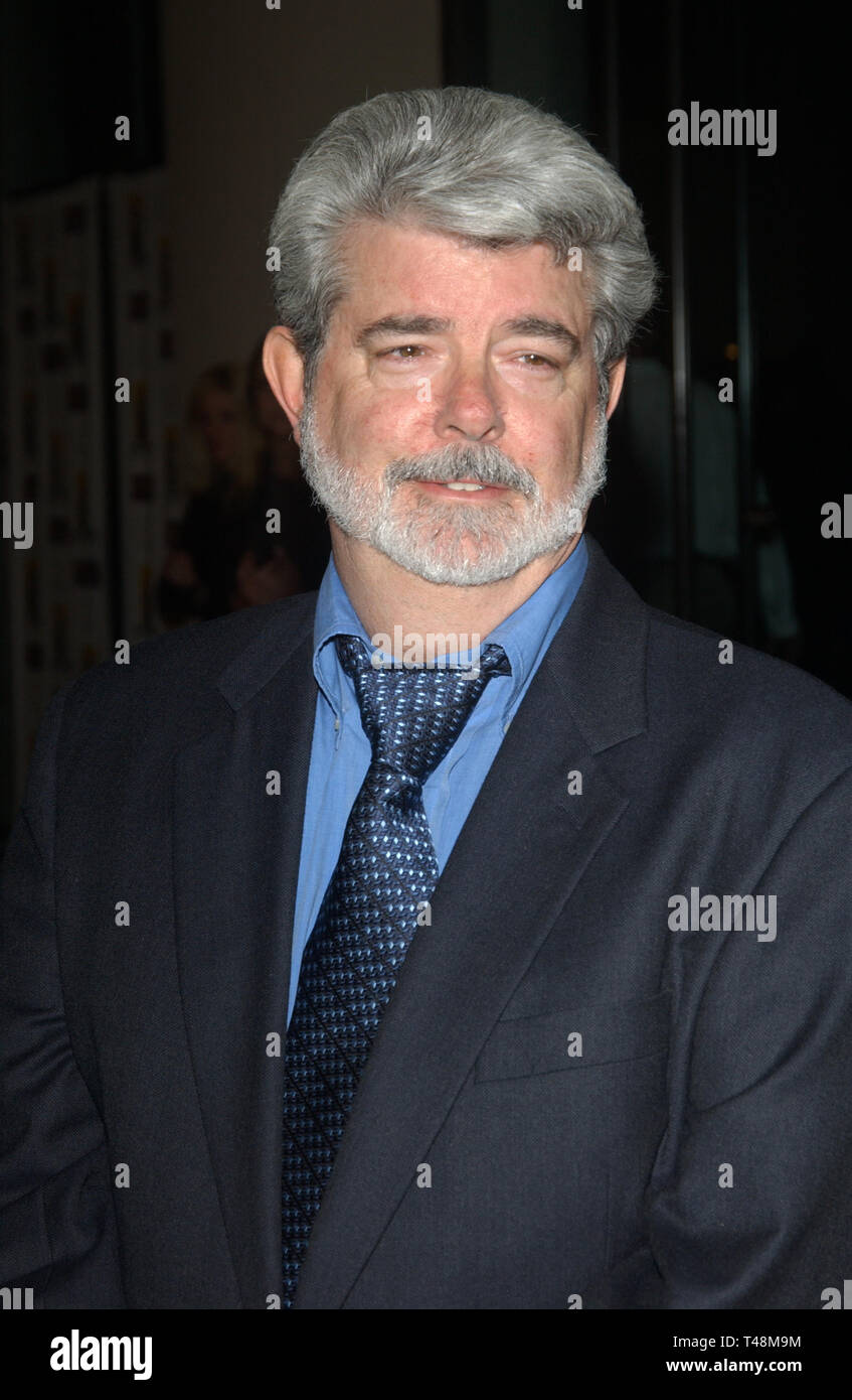 LOS ANGELES, CA. October 20, 2003: Director GEORGE LUCAS at the 2003 ...
