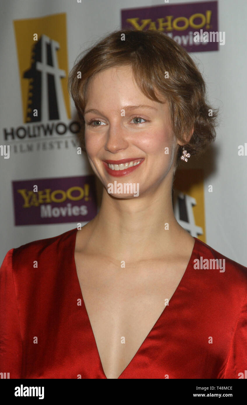 LOS ANGELES, CA. October 21, 2003: Actress LAURA REGAN at the Hollywood ...