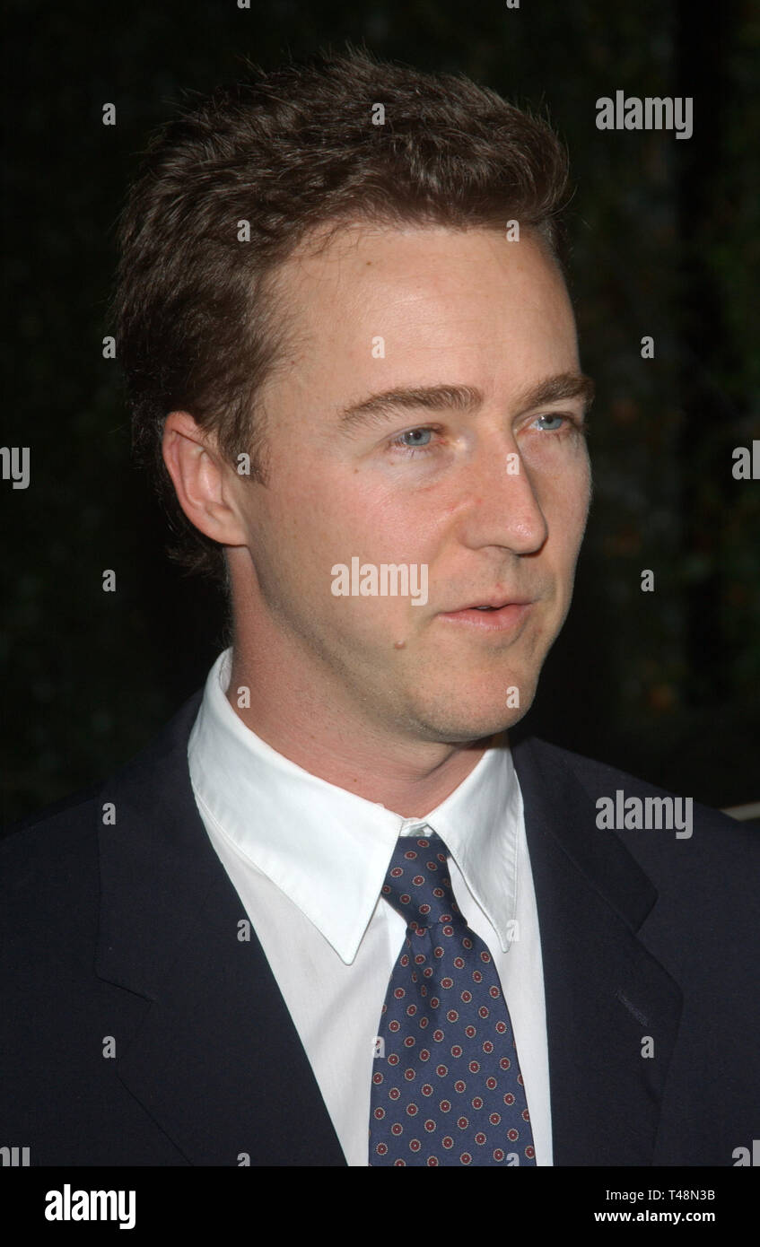 LOS ANGELES, CA. November 05, 2003: Actor EDWARD NORTON at the 13th ...