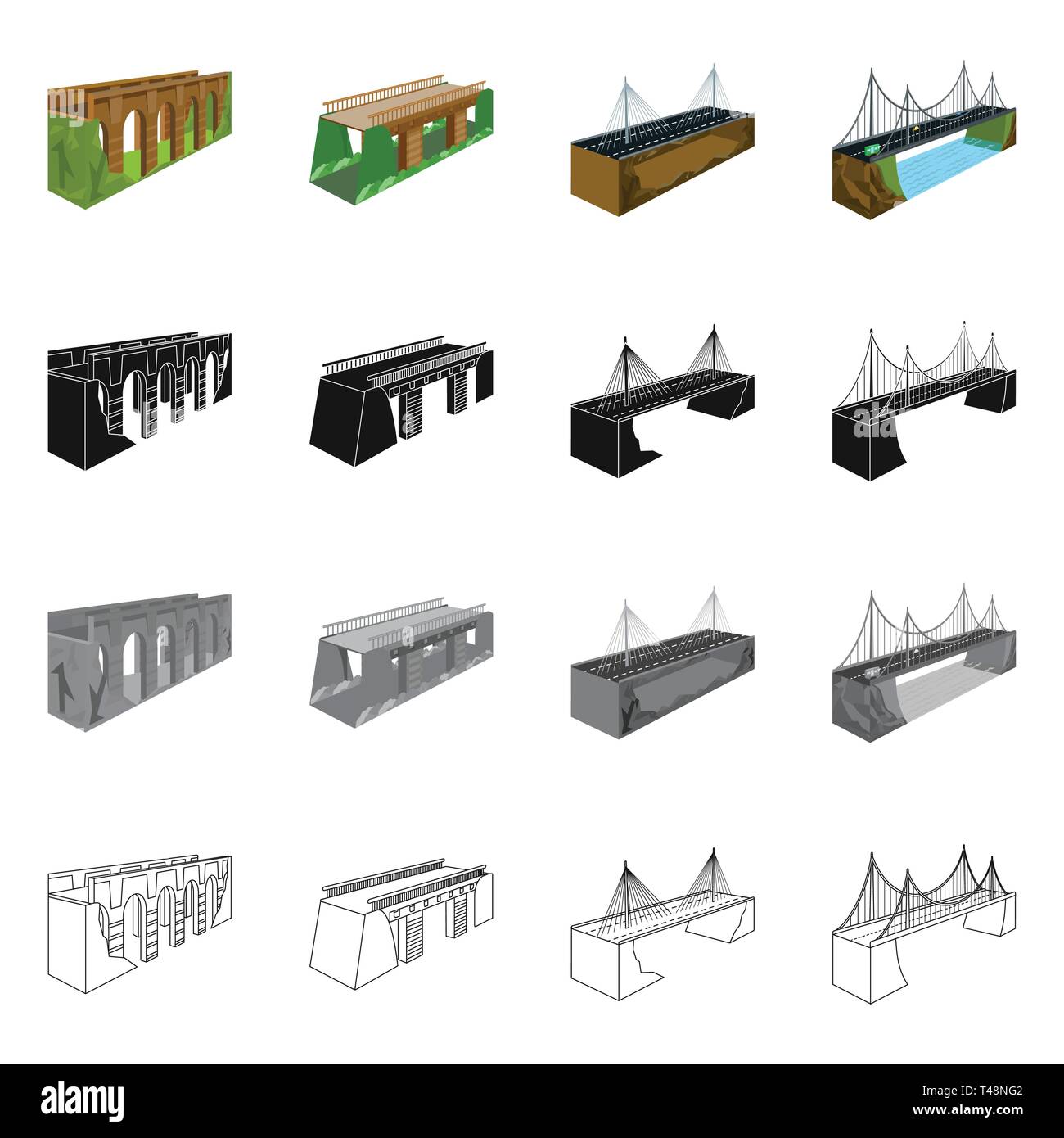 bridge,relocation,cycling,mounted,rock,prop,pedestrian,modern,concrete ...