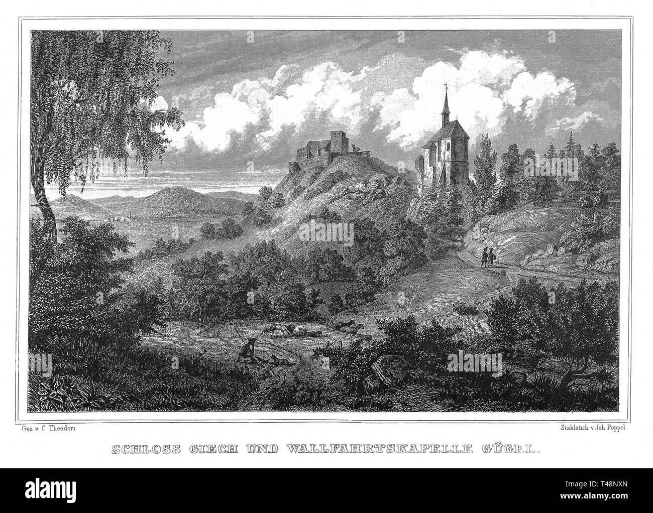 Steel engraving by riegel hi-res stock photography and images - Alamy