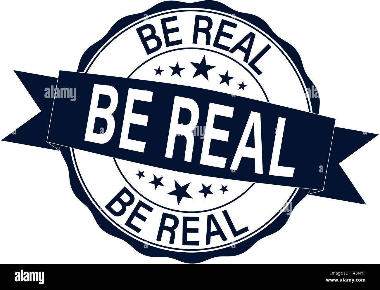 be real grunge rubber stamp vector illustration isolated Stock Vector ...