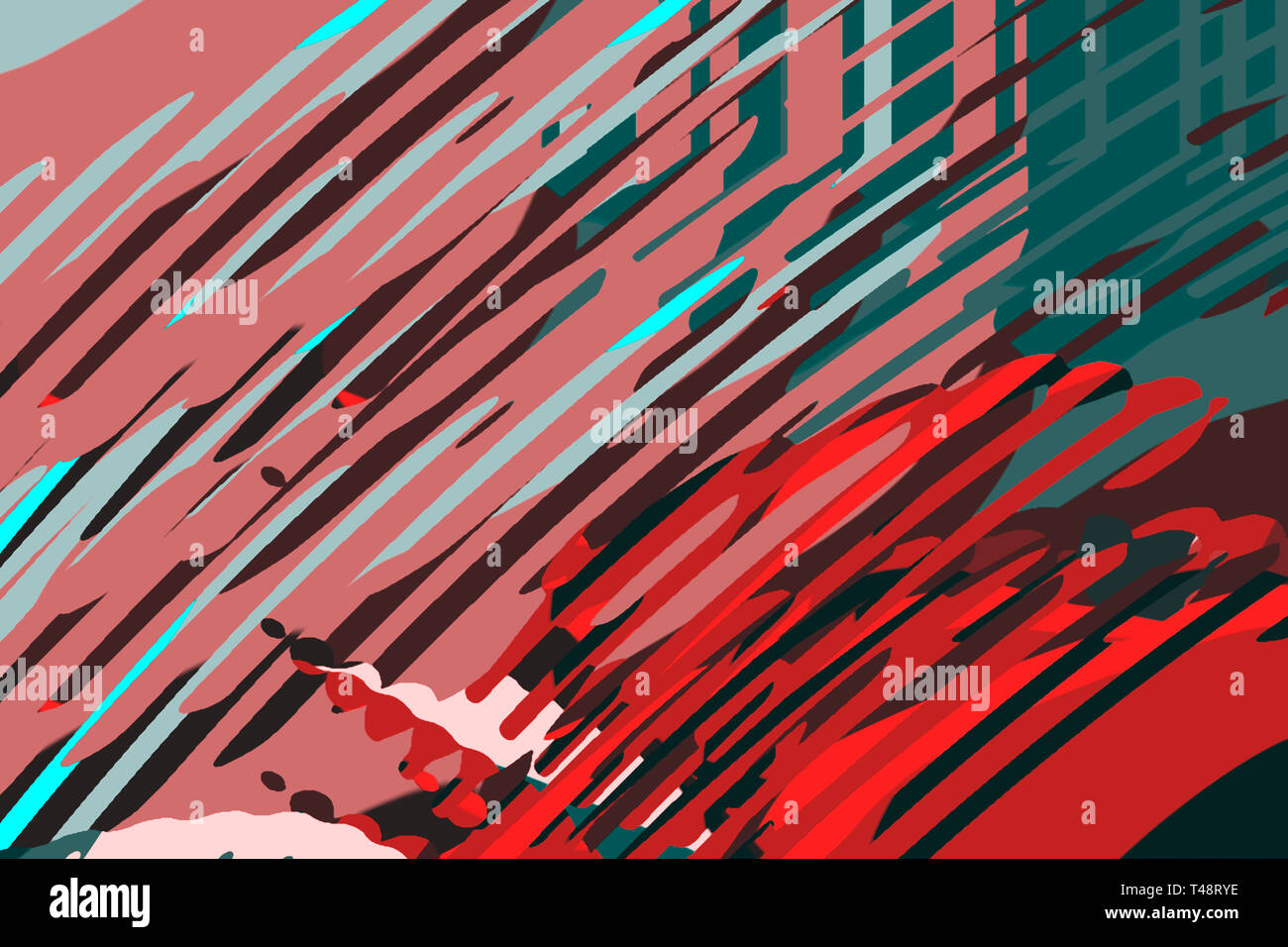 Abstract modern background. Creative colorful forms and shapes ...