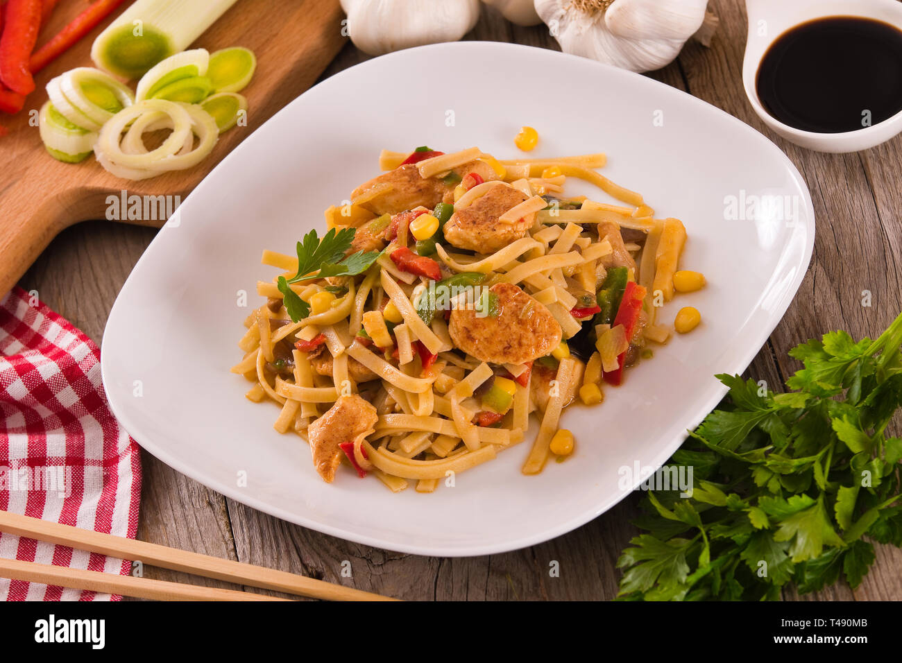 Bami goreng fried noodles hi-res stock photography and images - Alamy