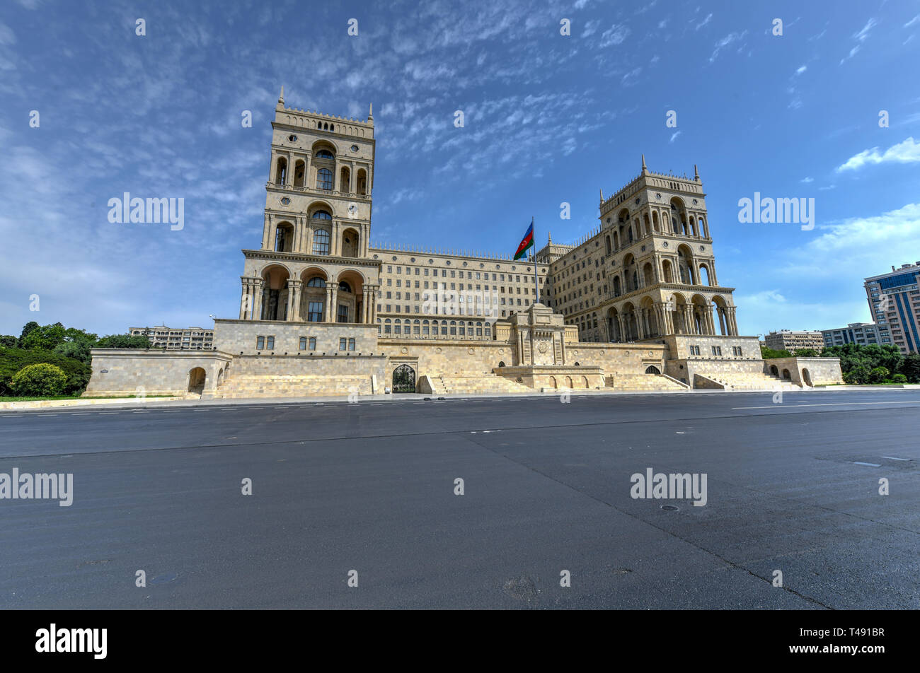 Government House and Council of Ministers of Azerbaijan, located on ...