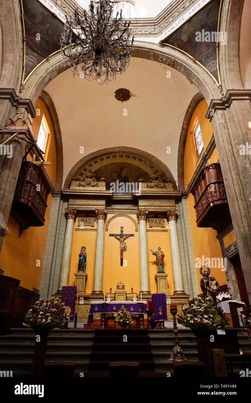 San Juan de Dios Cathedral, Mexico City, Mexico Stock Photo - Alamy