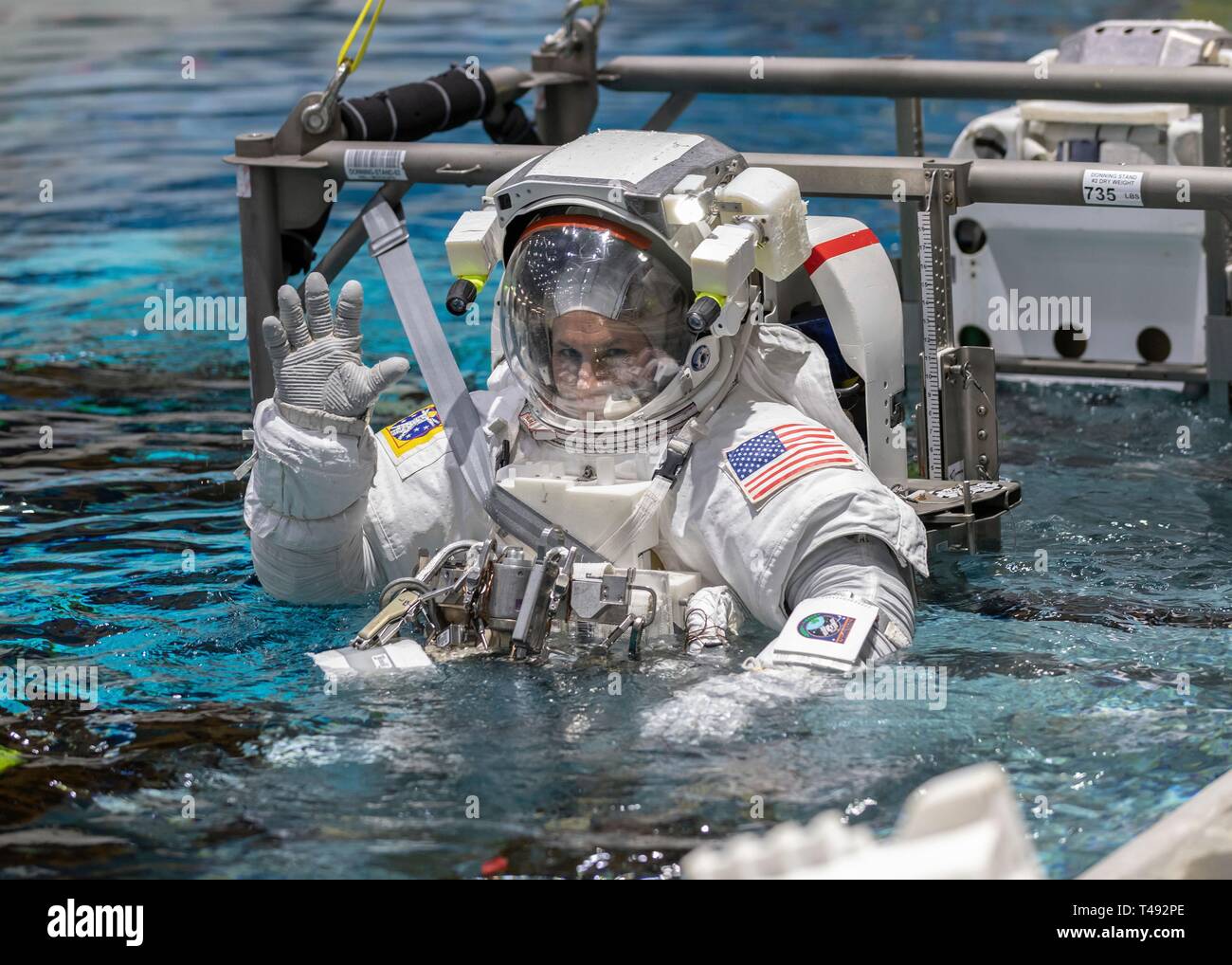 Spacewalk simulation hi-res stock photography and images - Alamy