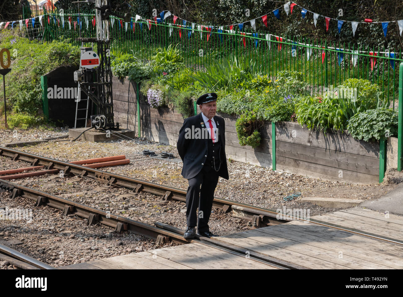 Train conductor hi-res stock photography and images - Alamy