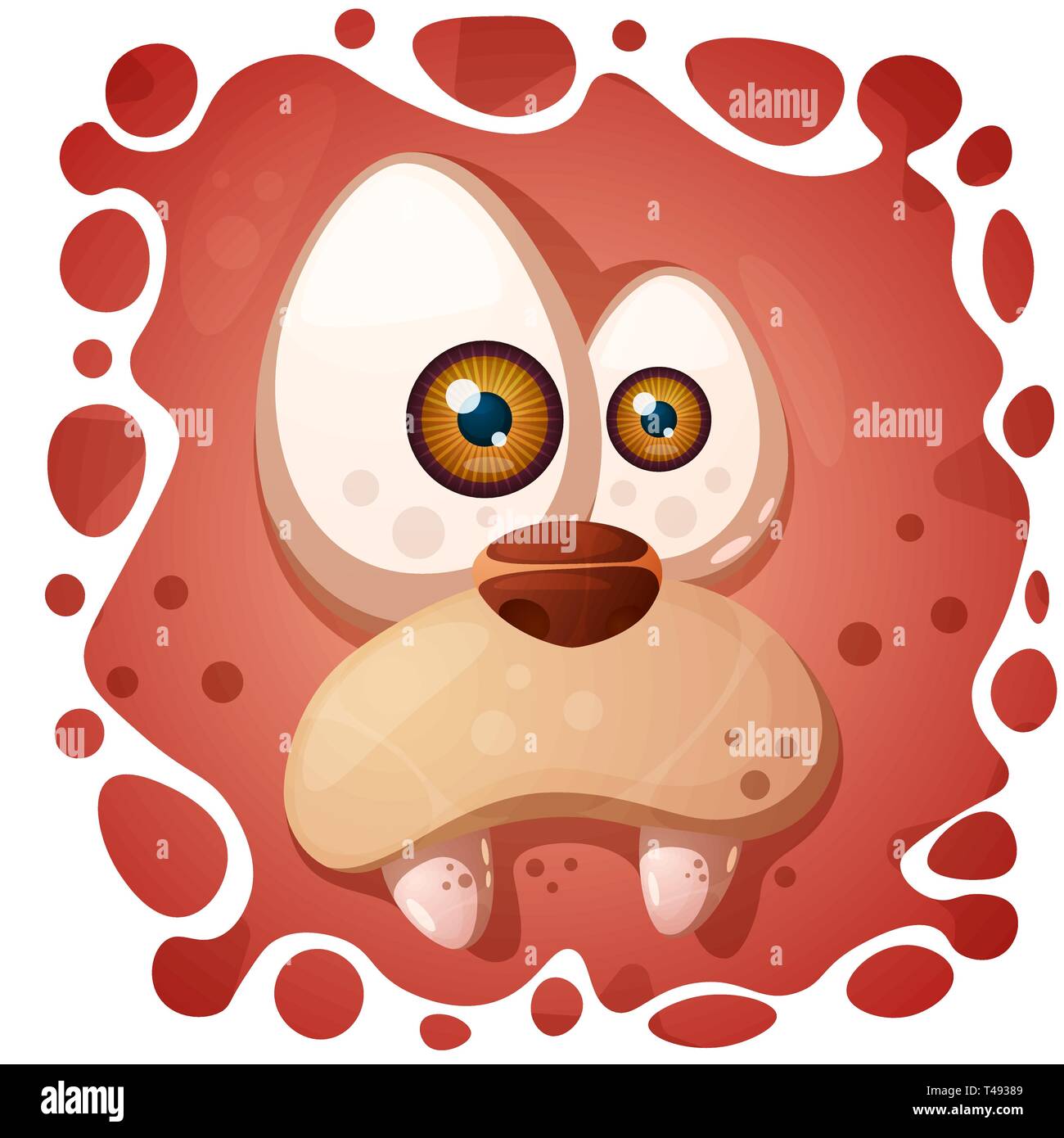 Cartoon illustration devil sitting hi-res stock photography and images ...