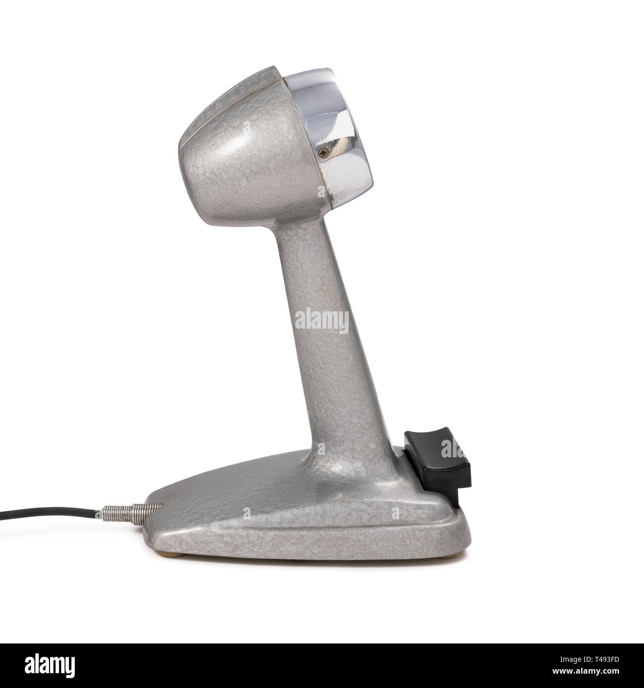 Vintage desktop ham microphone Stock Photo - Alamy