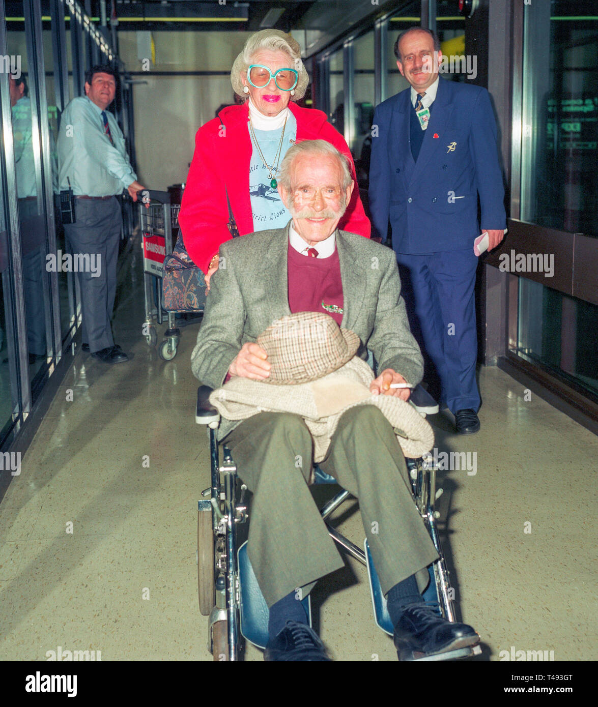 Former RAF battle of Britain pilot Jackie Mann CBE DFM who was ...