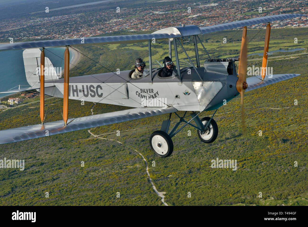 The one and only Silver Centenary biplane, from Western Australia ...