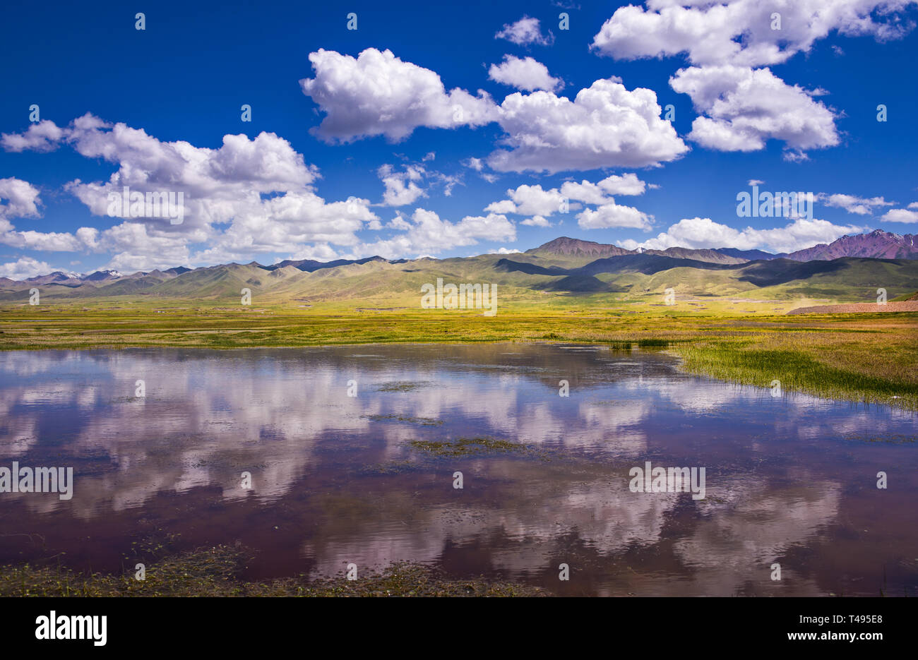 Qilian mountains in qinghai china province hi-res stock photography and ...