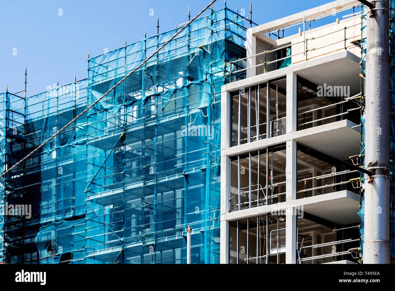 Scaffolding Lining High Resolution Stock Photography and Images - Alamy